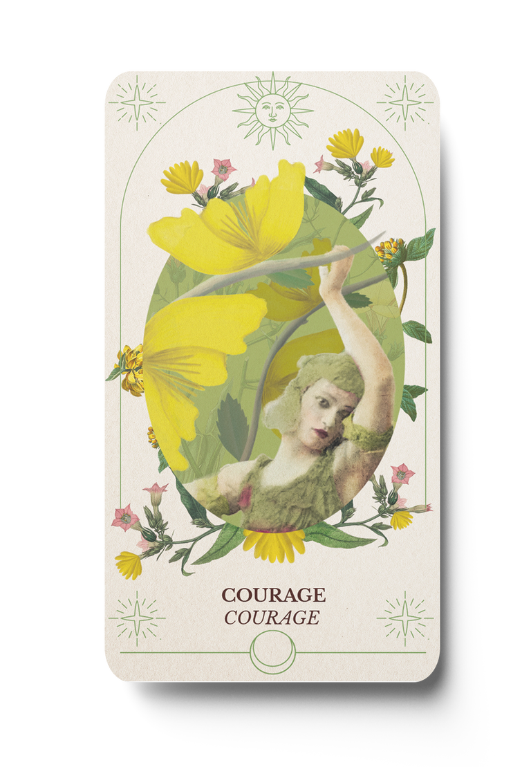 Le Jardin Retrouvé - Oracle - Courage card