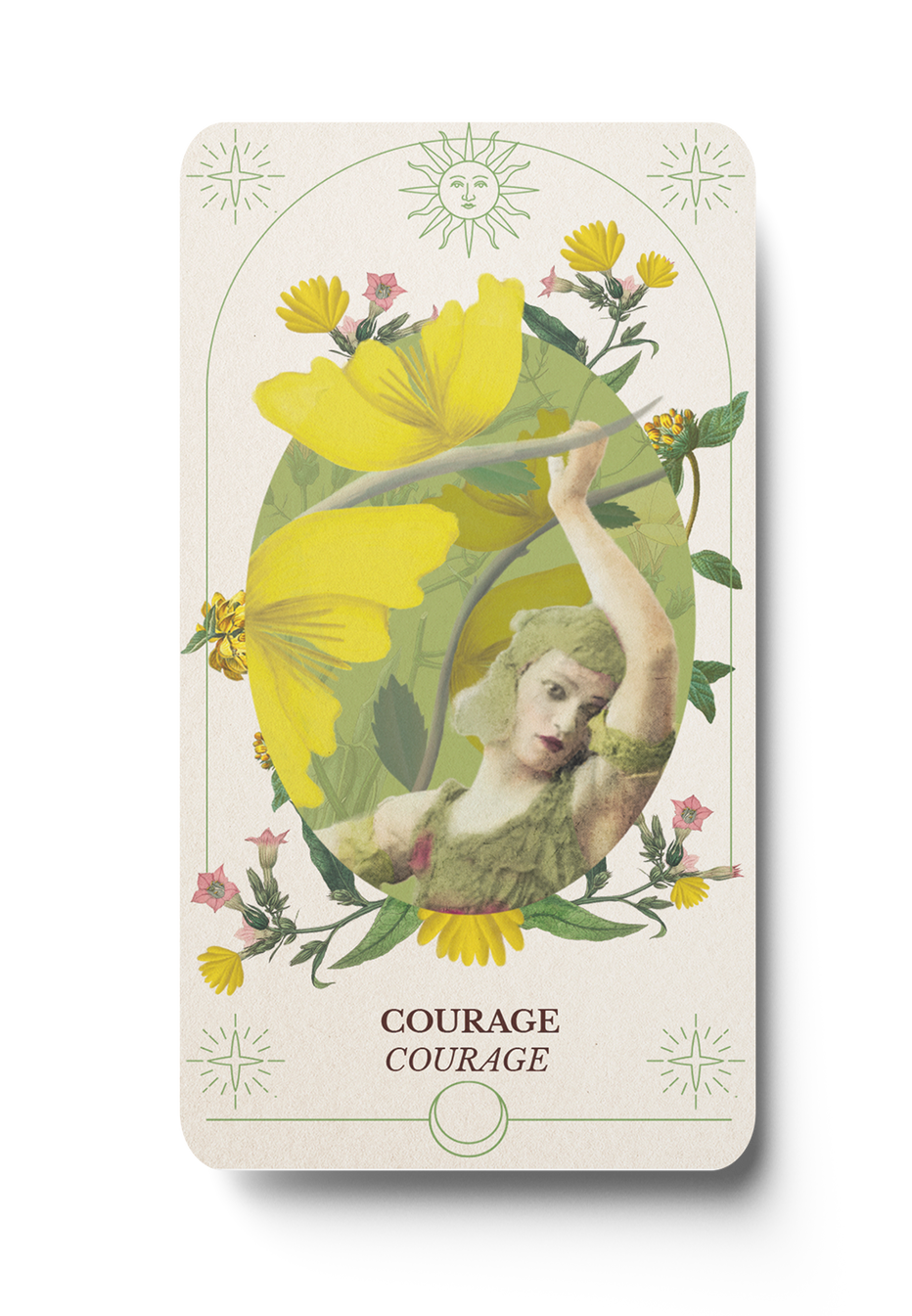 Le Jardin Retrouvé - Oracle - Courage card